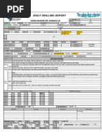 Daily Drilling Report Template | PDF | Geotechnical Engineering | Civil ...