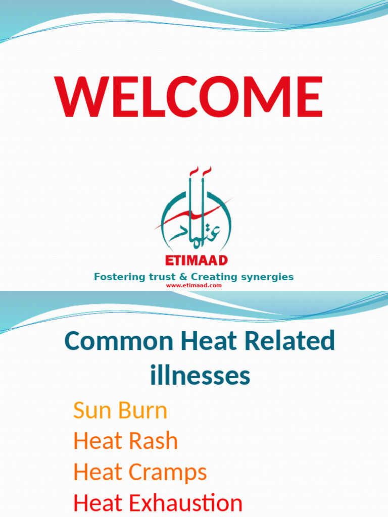 Common Heat-Related Illnesses Guide | PDF | Burn | Human Diseases And ...