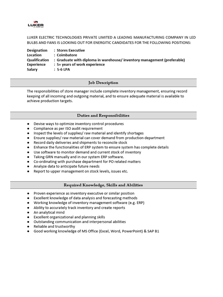 Luker Urgent Requirements | PDF | Electrical Engineering | Electricity