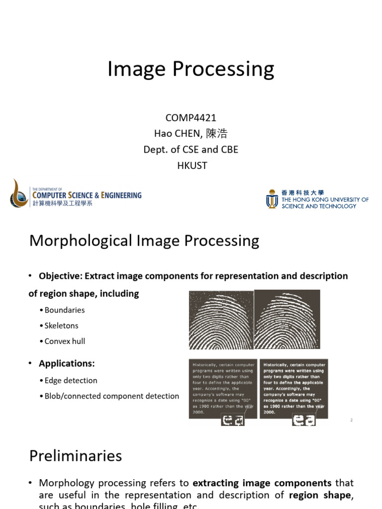 Lec9 Morphological Image Processing | PDF | Imaging | Graphics