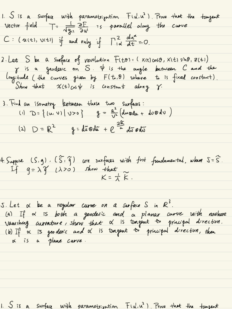 Tutorial 8 | PDF | Differential Topology | Calculus