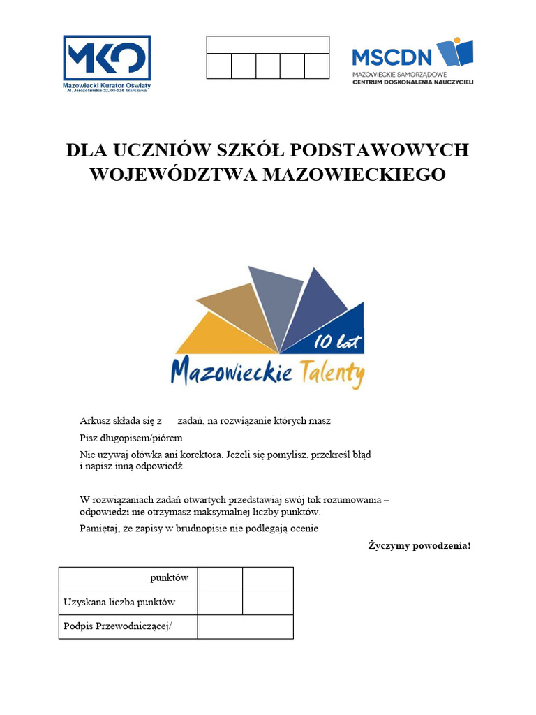 Arkusz Chem SP Rej-1 | PDF