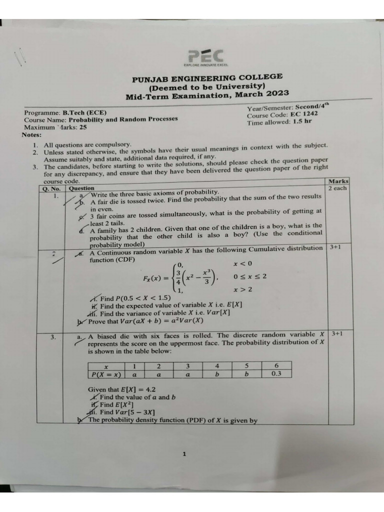 4th Sem ECE Pyq | PDF
