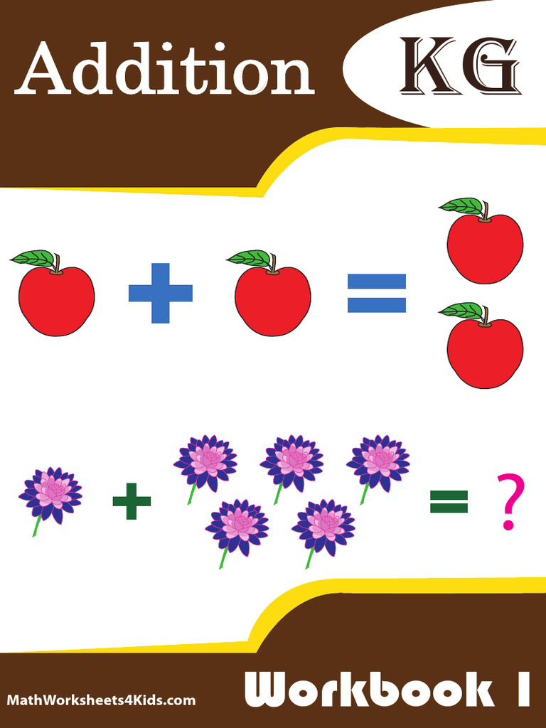Workbooks Kindergarten Addition-1 | PDF | Color | Green