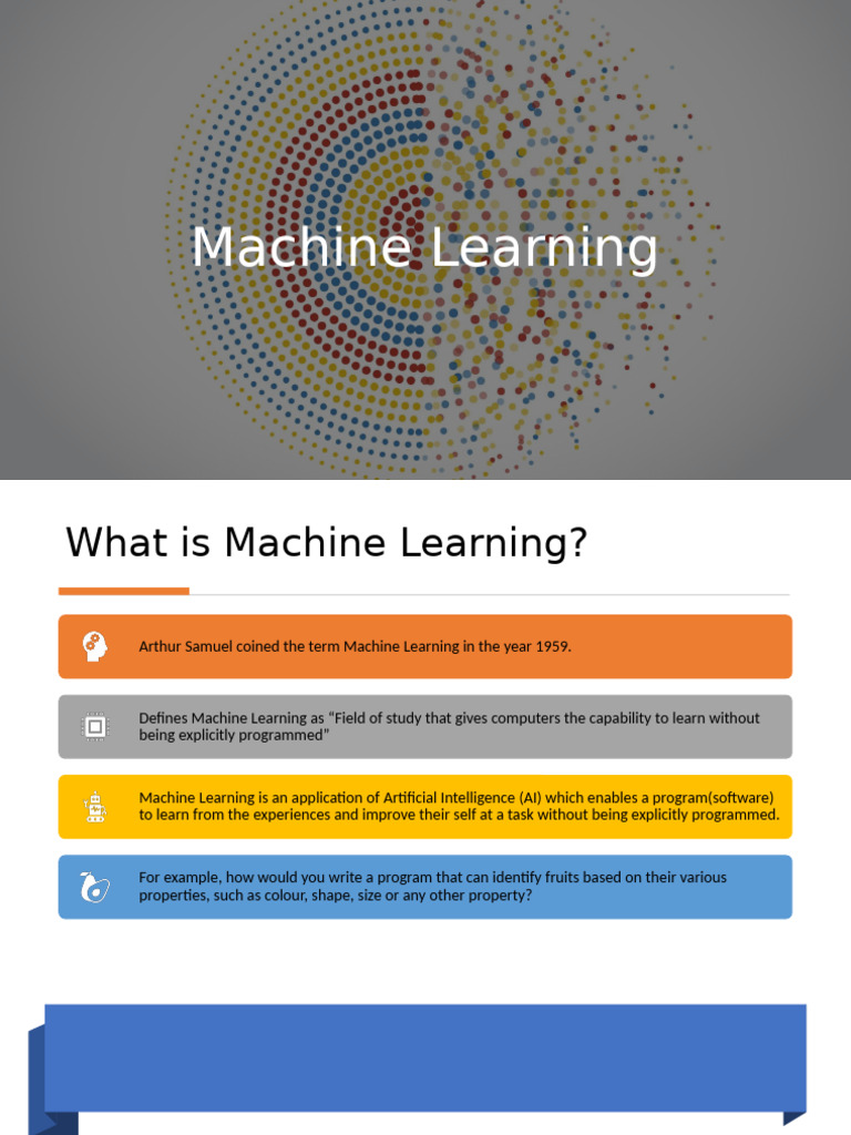 What Is Machine Learning | PDF | Machine Learning | Computational ...