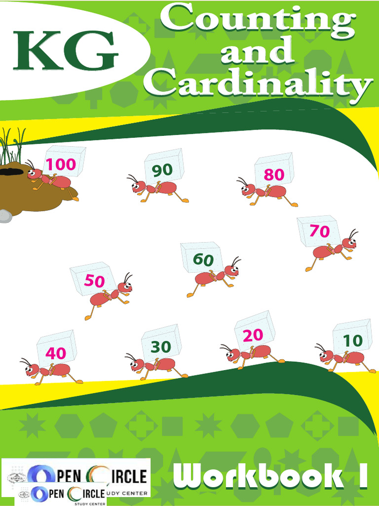 Adhira Math Workbook KG | PDF | Color | Green