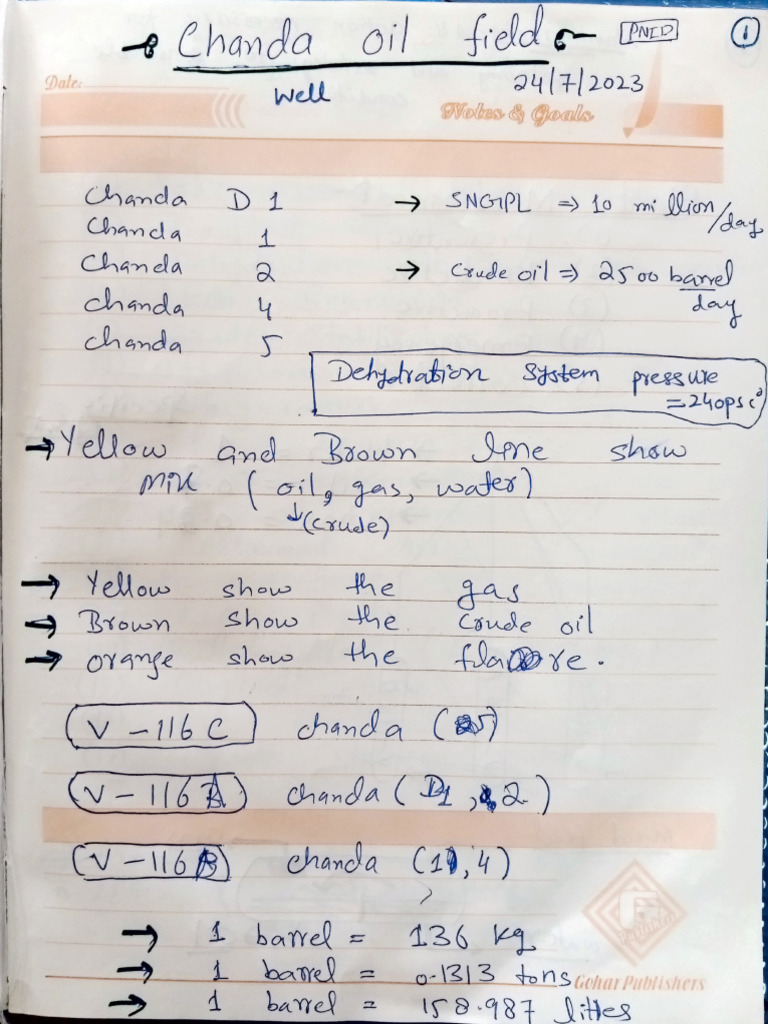 Chanda Oil Field Overview | PDF | Liquids | Gases