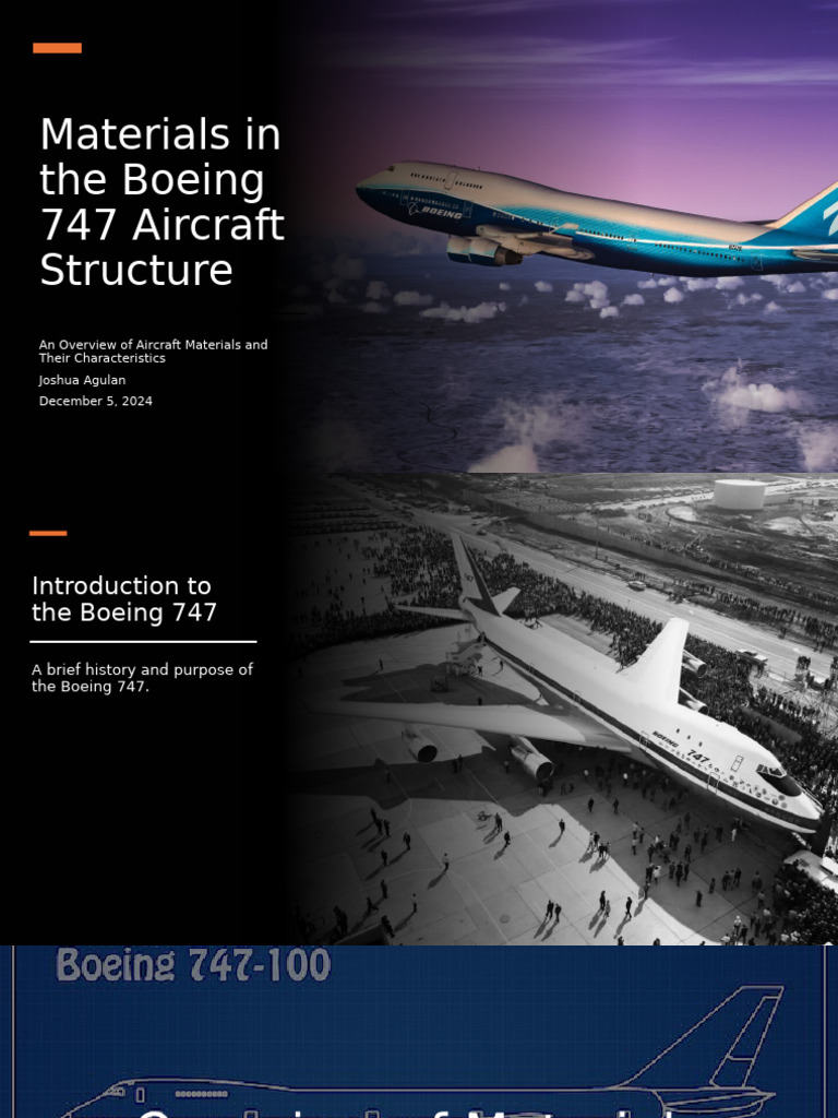 Boeing 747 Aircraft Materials Overview | PDF