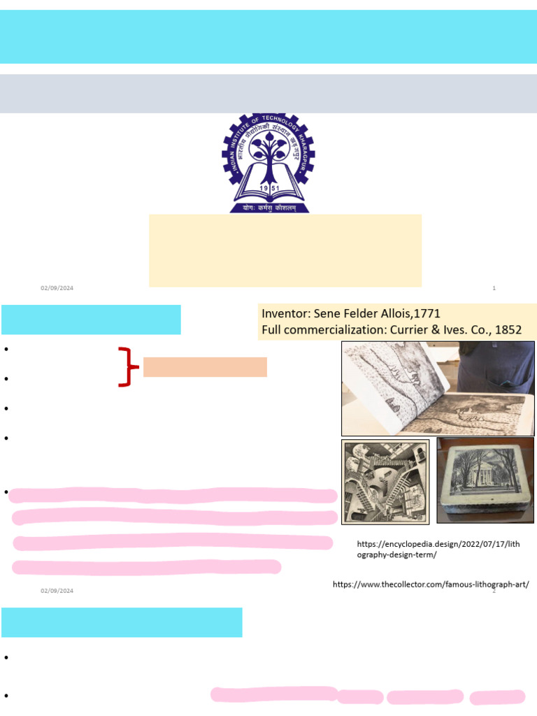 L7-10 MEMS Photolithography P Sundriyal | PDF | Photolithography | Angular Resolution