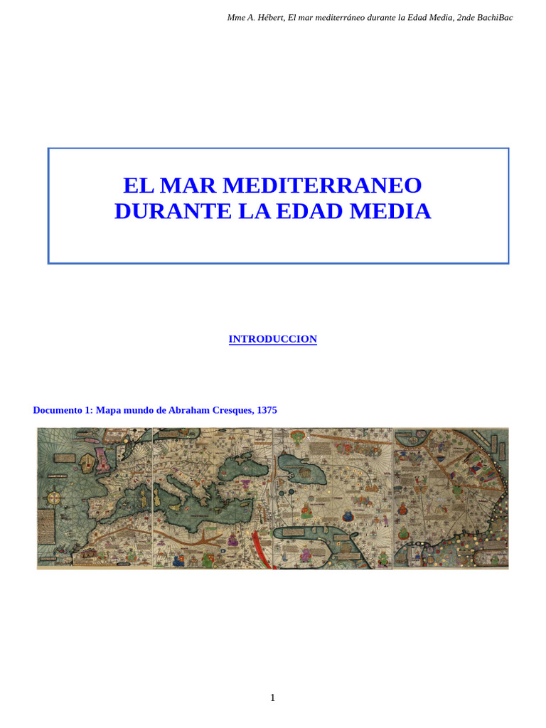 Civilizaciones del Mediterráneo en la Edad Media | PDF | imperio ...