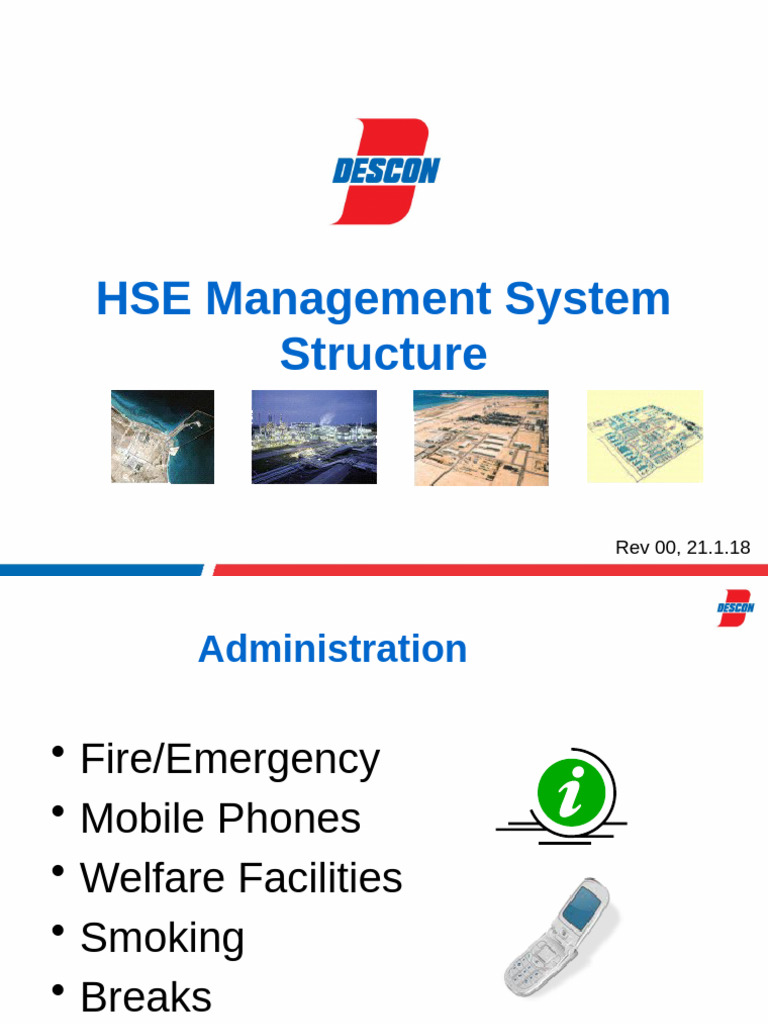 HSE MS Struture, Rev00, 22.1.2018 | PDF | Occupational Safety And ...