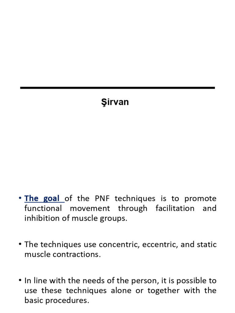 PNF Techniques for Functional Movement | PDF | Muscle Contraction ...