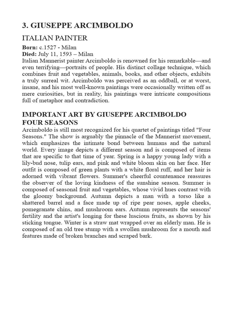 Mannerism 4 | PDF