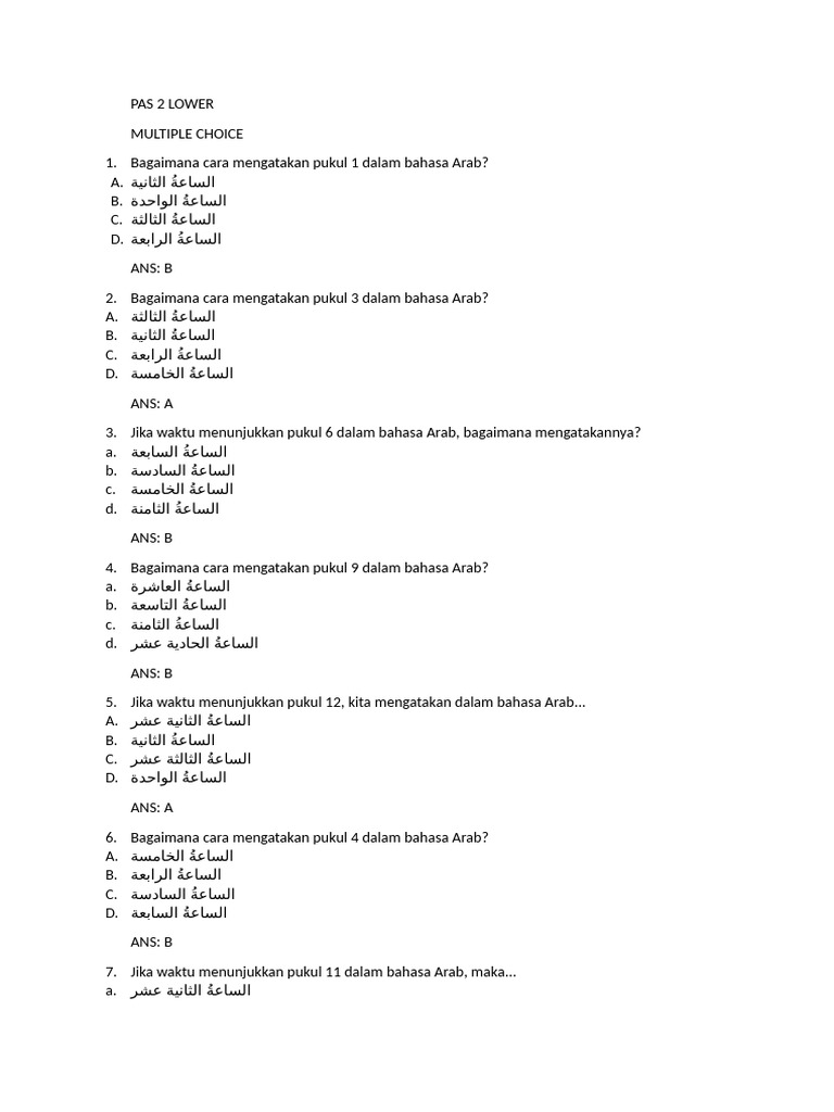 Ahnaf Mutholaah 2 lower A,B,C | PDF