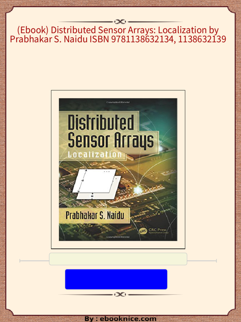 Download (Ebook) Distributed Sensor Arrays: Localization by Prabhakar S ...