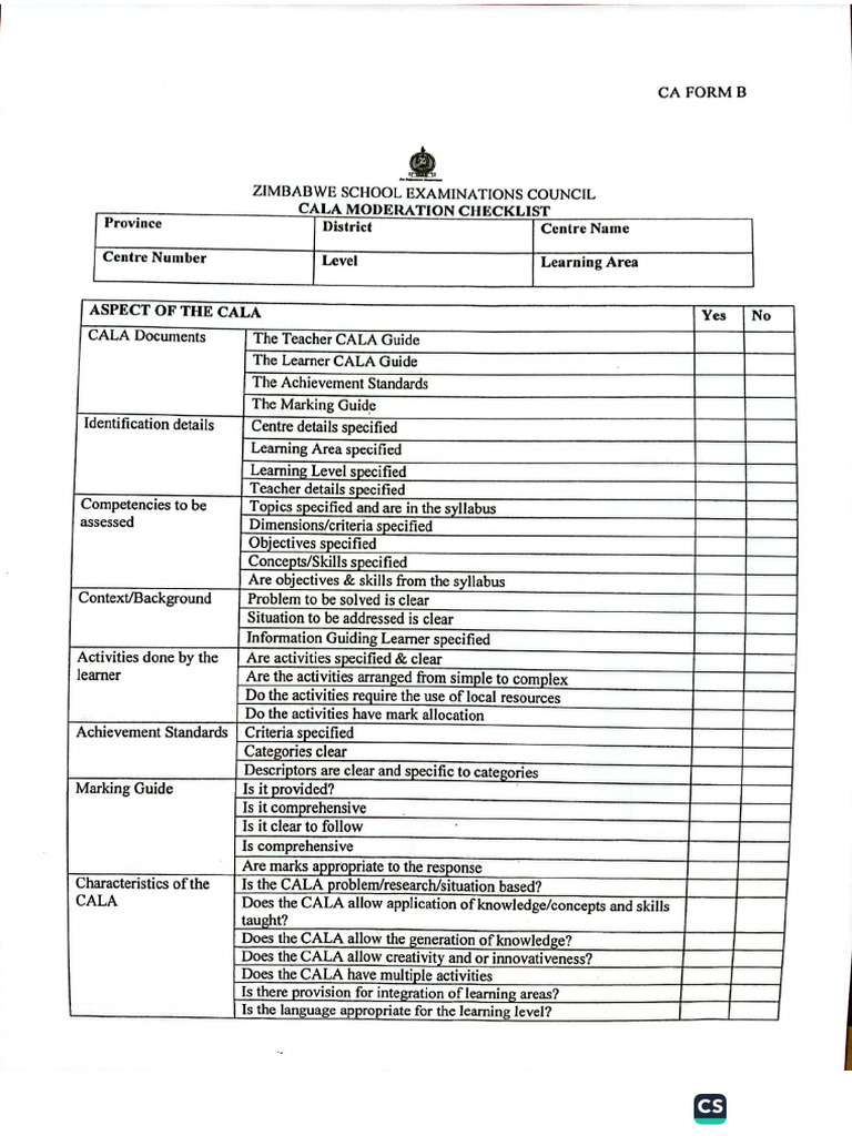CALA MODERATION INSTRUMENTS | PDF
