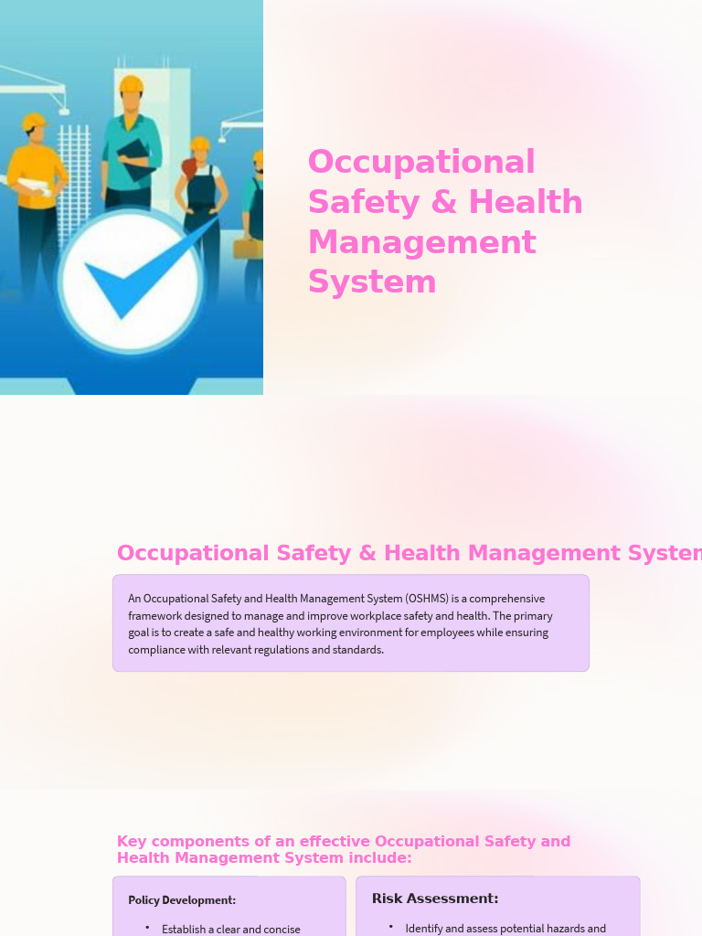 Occupational Safety and Health Management System | PDF | Occupational ...