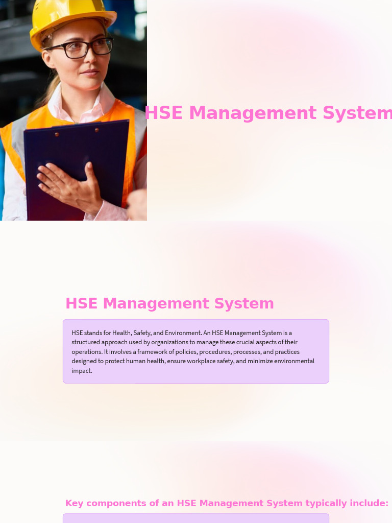 HSE-Management-System | PDF | Safety | Occupational Safety And Health