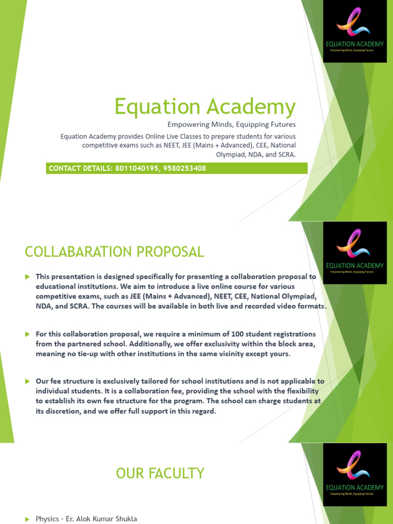 Equation Academy | PDF | Educational Technology | Higher Education