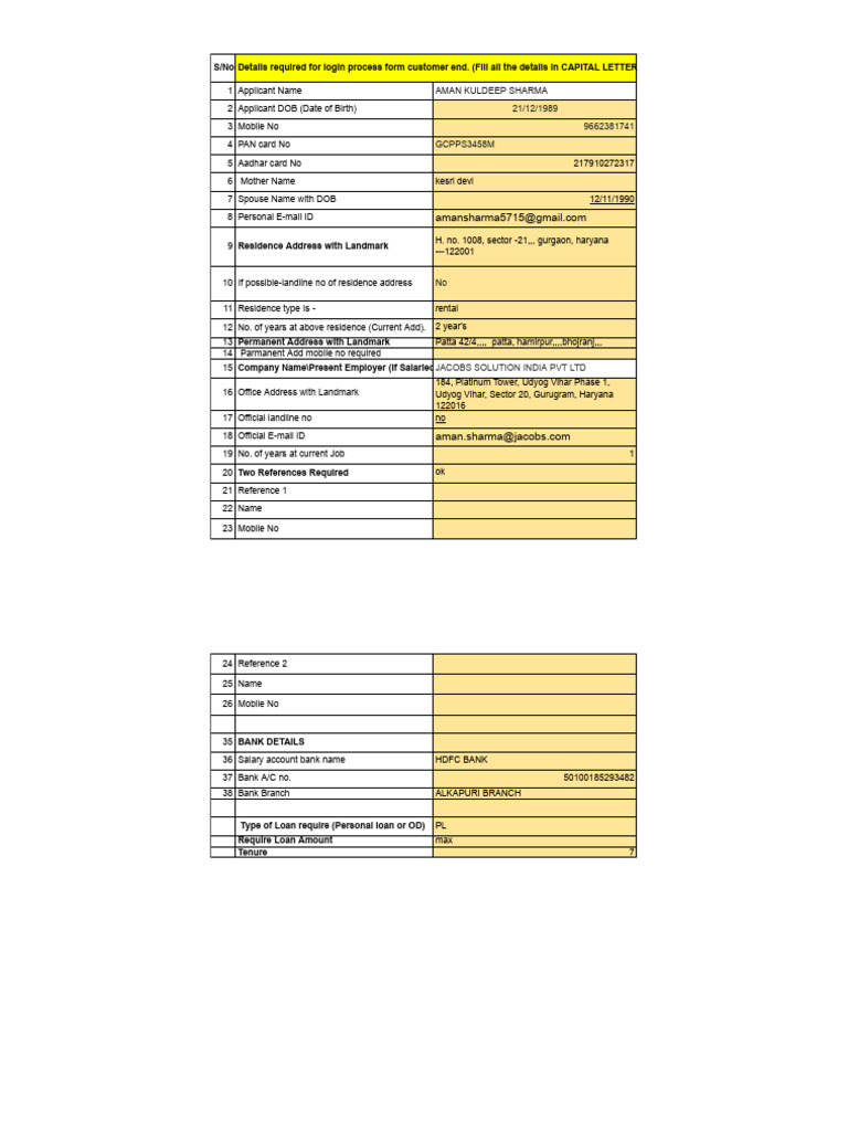 TVR Sheet0-3 | PDF