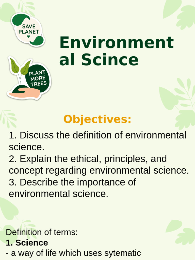 Lesson 1 - Introduction | PDF | Science | Sustainability
