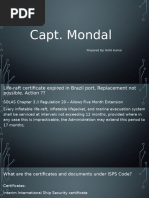 List of Mandatory Ship Certificates | PDF | Ships | Sailor