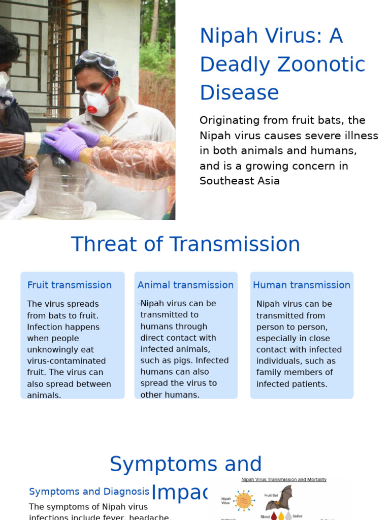 Nipah Virus A Deadly Zoonotic Disease | PDF | Microbiology | Causes Of Death
