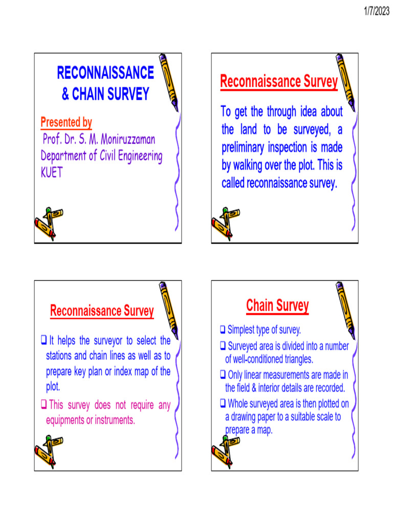 Chain Surveying SMM | PDF | Surveying | Area