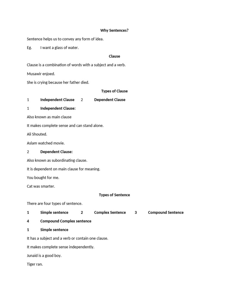 Why Sentences | PDF | Language Families | Languages