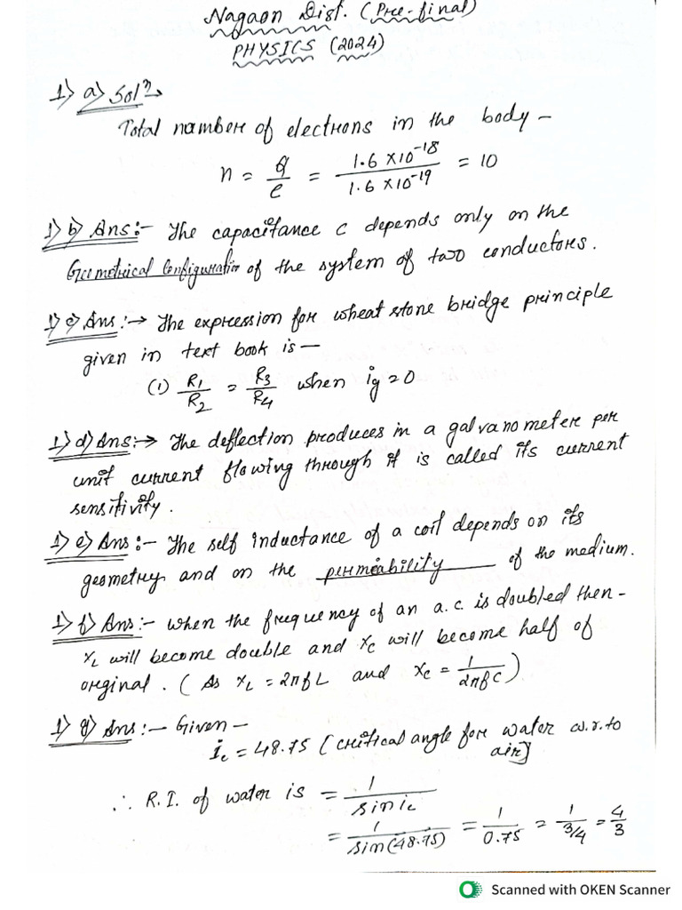 Set 1 Solution (Part1) | PDF