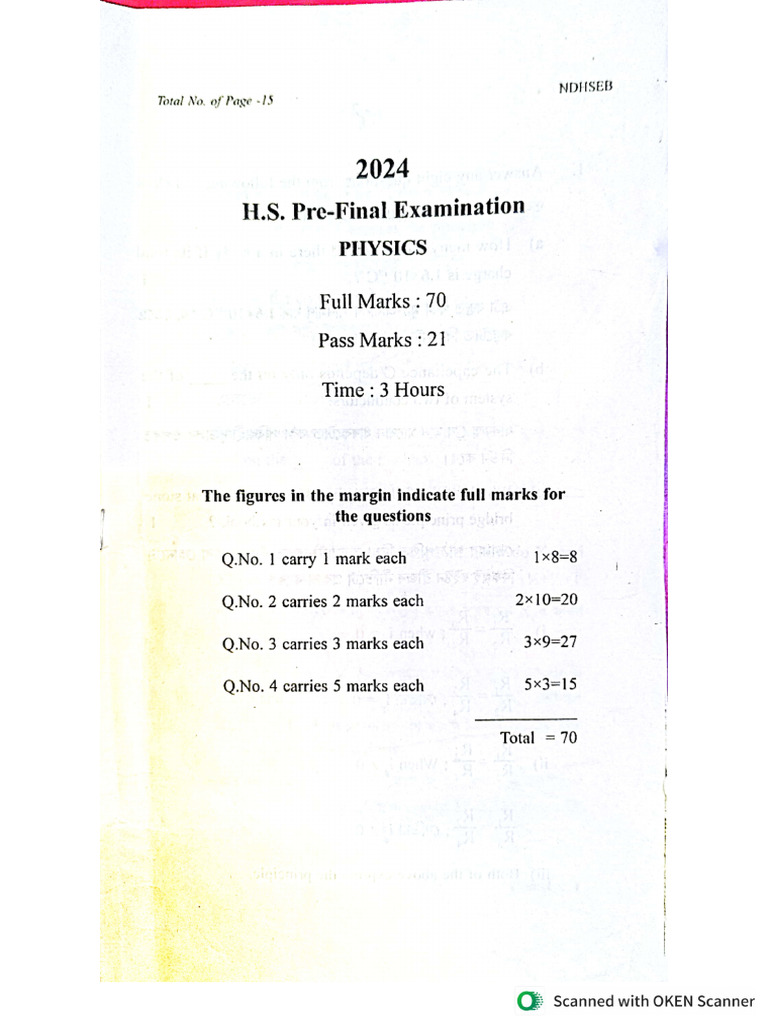 QN Paper Set 1 (2025) | PDF