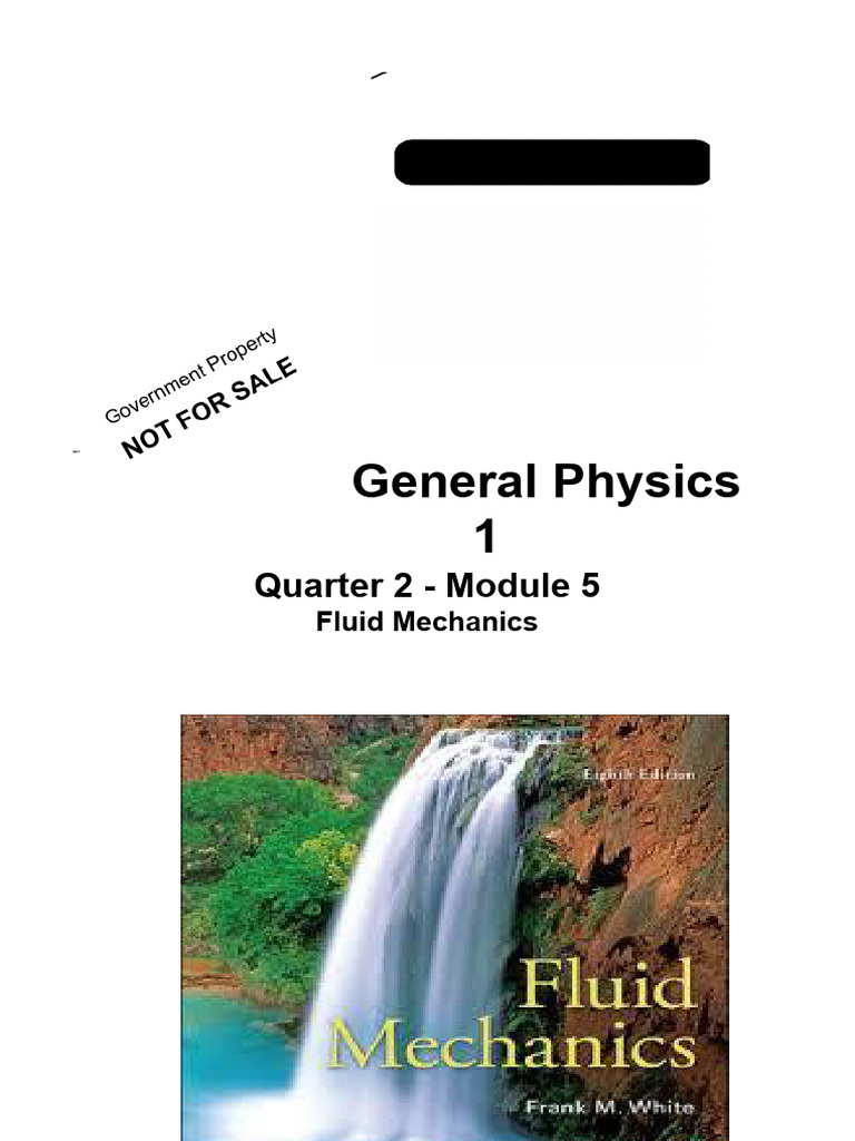 GenPhys1 12 Q2 Mod5 FluidMechanics Ver2 | PDF | Buoyancy | Pressure