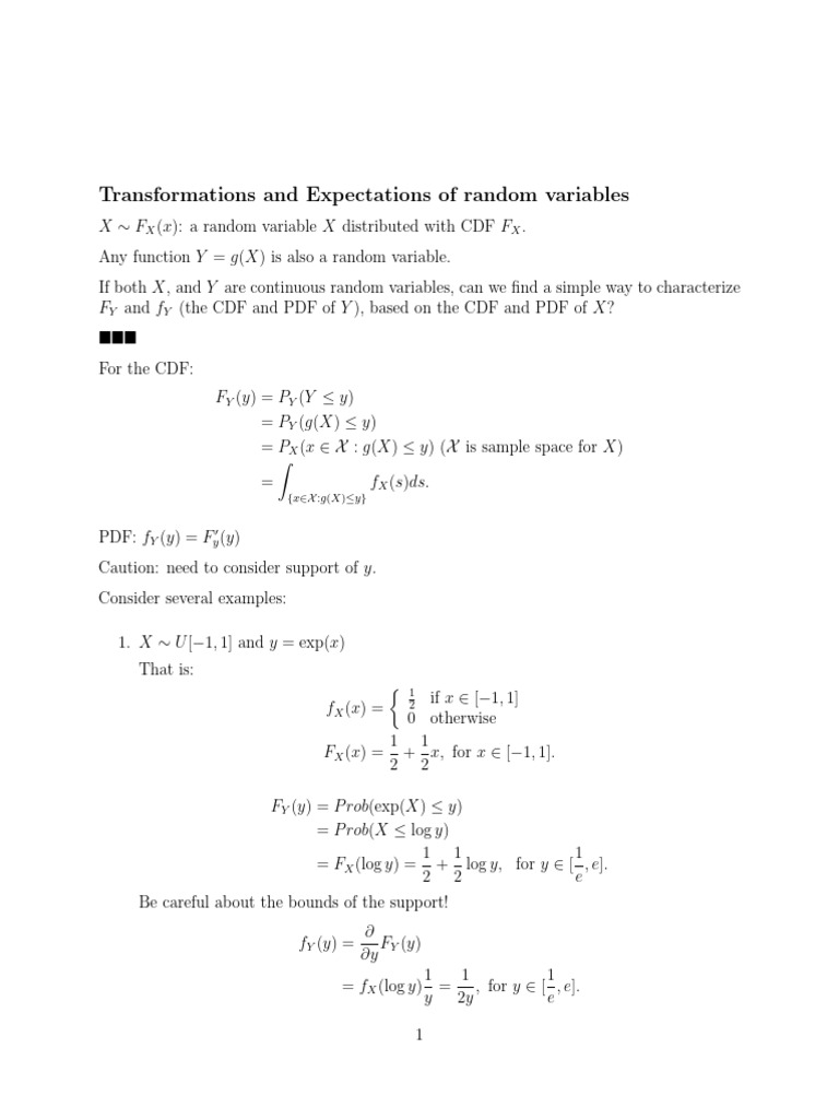lect2 | PDF | Expected Value | Monotonic Function