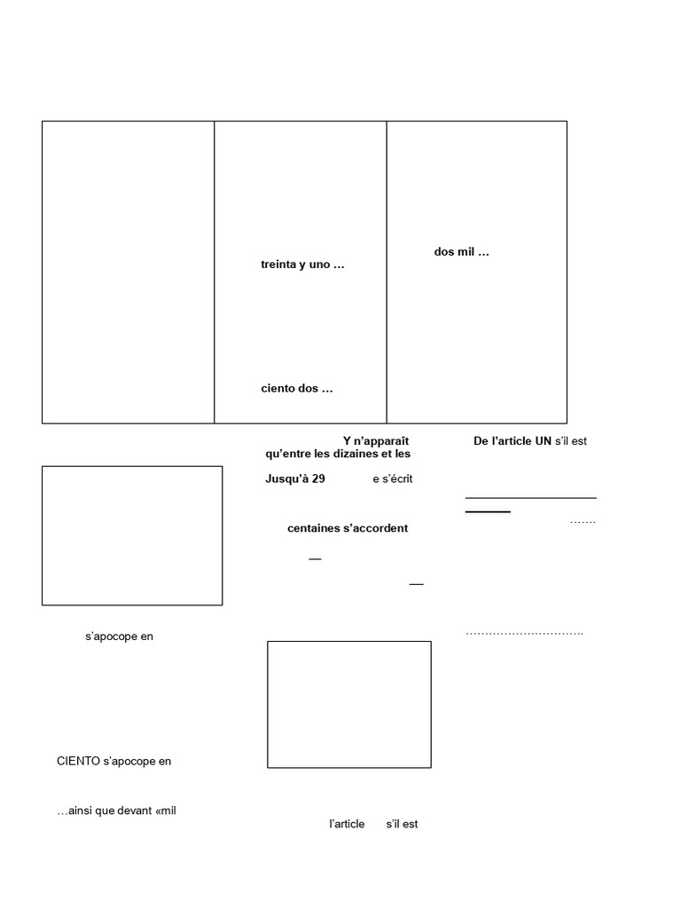A-La Numération Sans Et Avec CORR | PDF