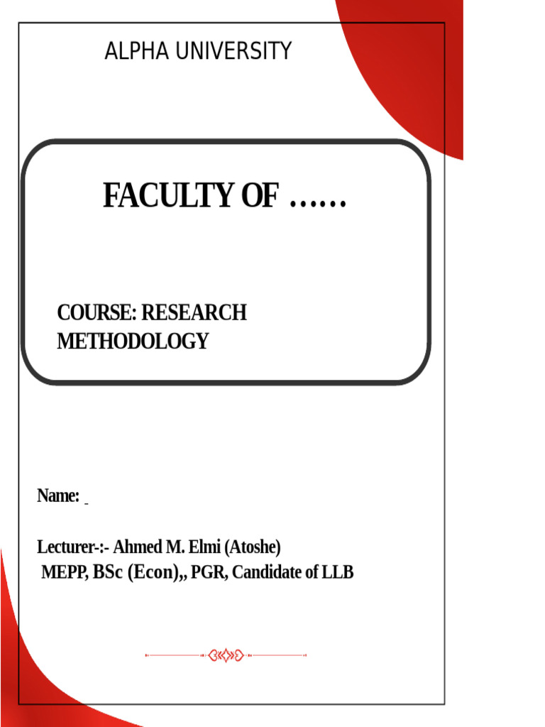Research Methodology Overview Guide | PDF | Methodology | Sampling ...