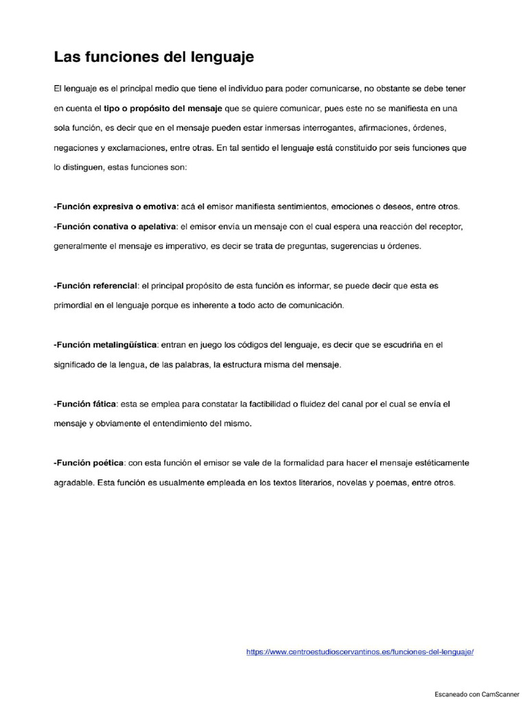 Las-funciones-del-lenguaje_ejercicios_corregidos | PDF