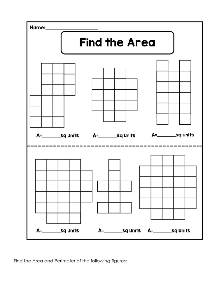 P3 AEP MATH Area and Perimeter | PDF