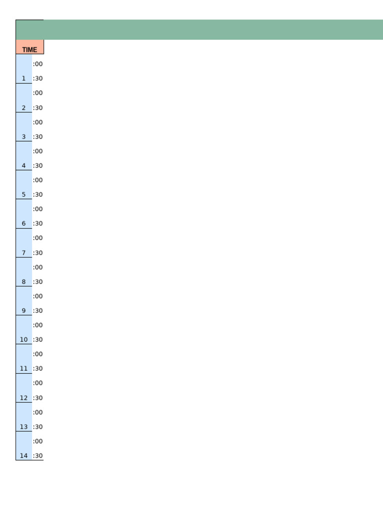 Timeboxing Daily Template - 30 Mins | PDF