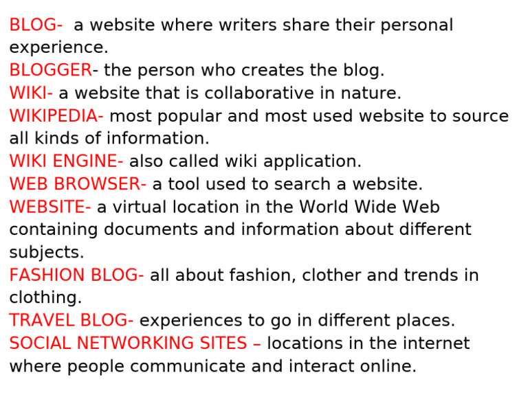 Ict, Blog For Tarpapel | PDF