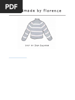 Step by Step Sweater V1 | PDF | Knitting | Gauge (Knitting)