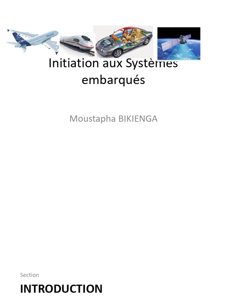 00 Chap0 Introduction | PDF | Logiciel | Système embarqué