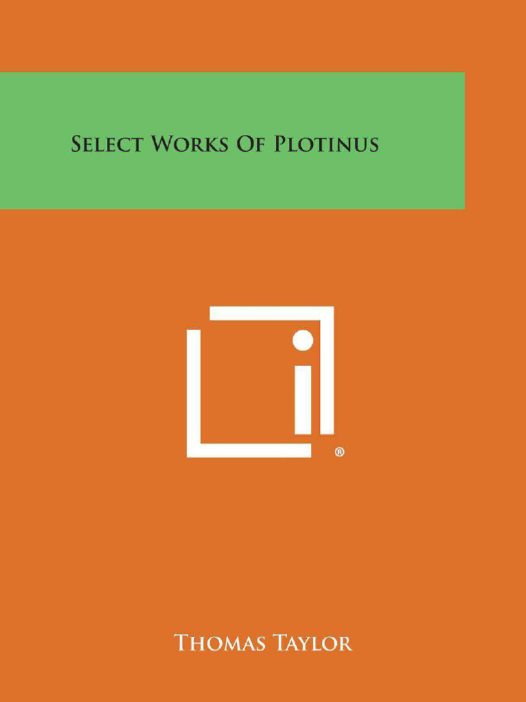 Select Works of Plotinus | PDF