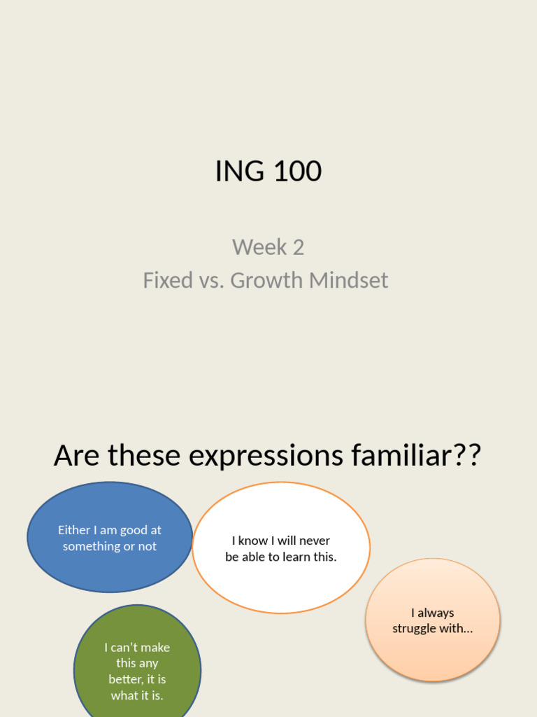 Fixed vs. Growth Mindset Explained | PDF | Mindset | Social Psychology