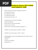 ACLS Post Test Answer Key 2024 | PDF | Cardiopulmonary Resuscitation ...