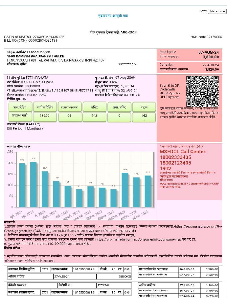 Sankalp Shelke-Address Proof | PDF