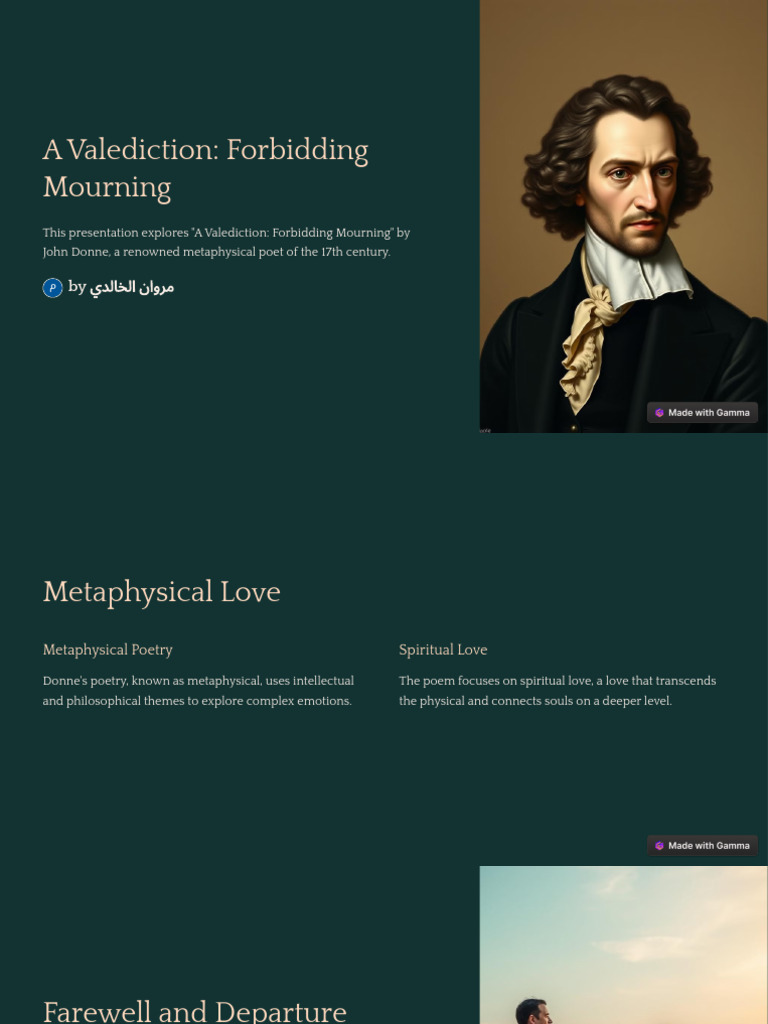 A Valediction Forbidding Mourning | PDF