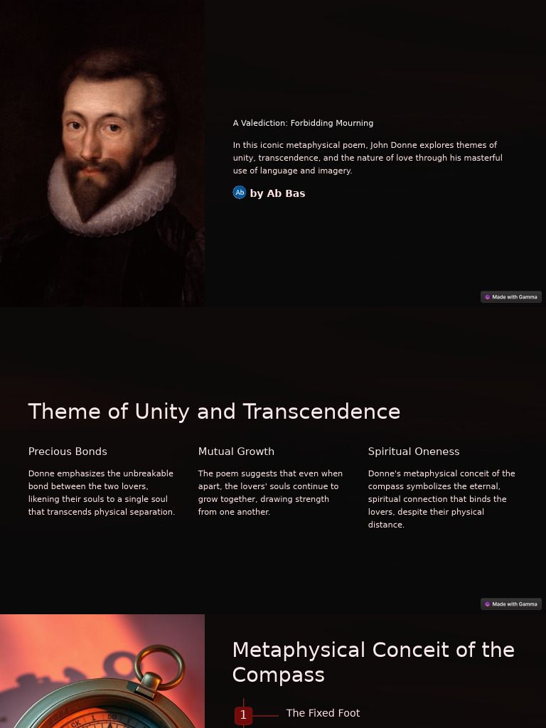 John Donne's Metaphysical Love Poem | PDF | Poetry