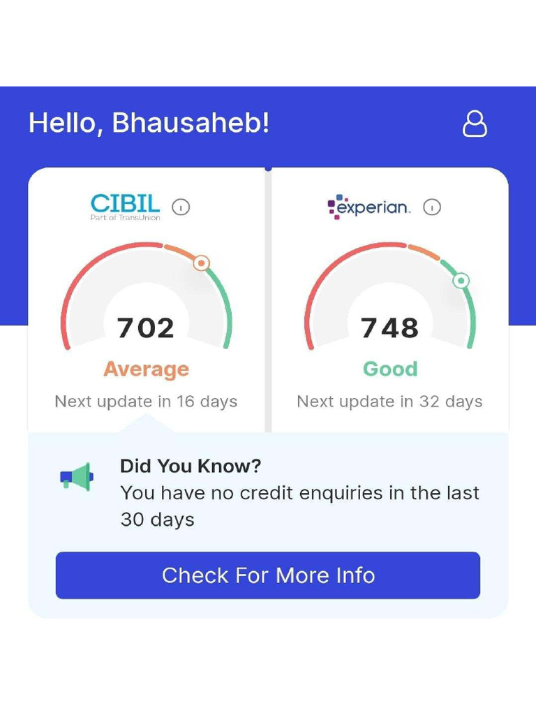 Bhausaheb - Cibil Report | PDF