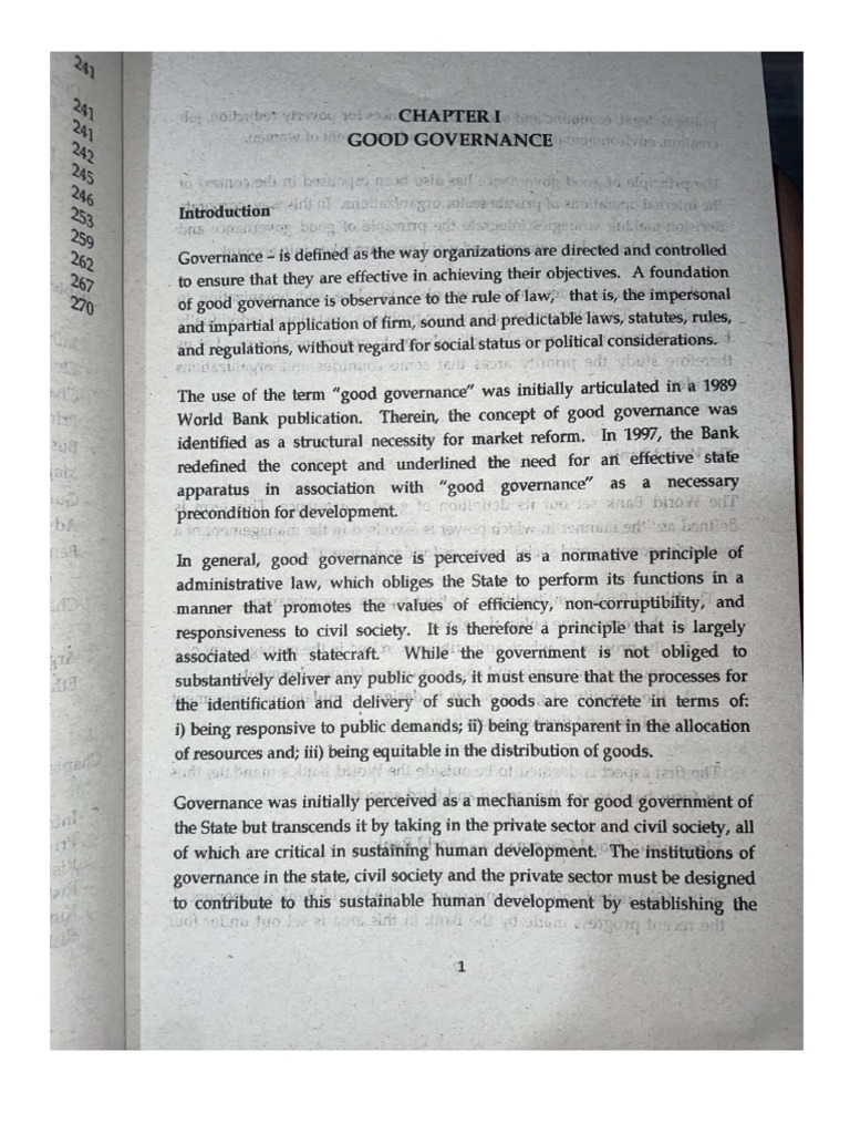 Governance Book PDF - Chapter 1 | PDF