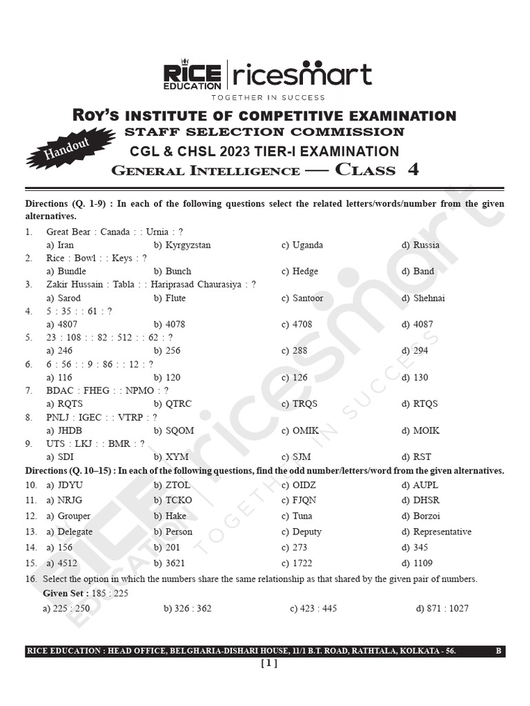 GI_HANDOUT 4 (Q) | PDF